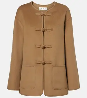 RÓHE RÓHE Wool And Cashmere Jacket Brown
