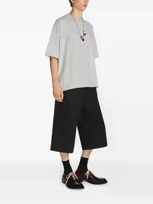 Dries Van Noten Oversized Cotton T-shirt - Grey