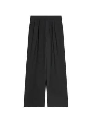 Dries Van Noten Black Wash Pants For Men