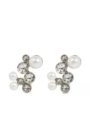 Dries Van Noten Post-back Earrings - Silver