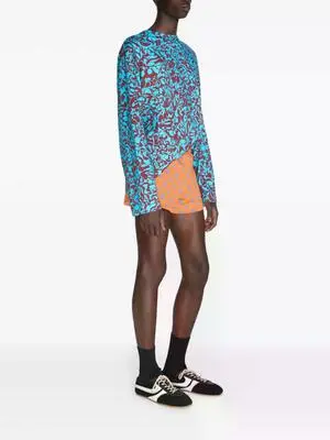 Dries Van Noten Long-sleeve Cotton T-shirt - Blue