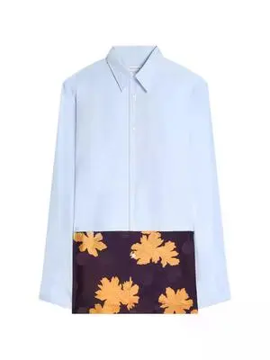 Dries Van Noten Floral-detail Shirt