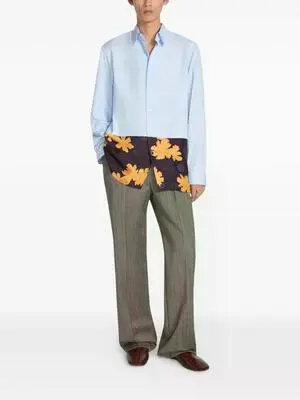 Dries Van Noten Floral-detail Shirt