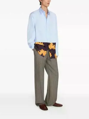 Dries Van Noten Floral-detail Shirt