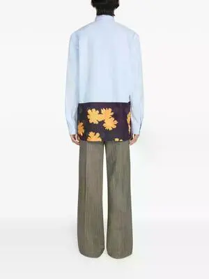 Dries Van Noten Floral-detail Shirt