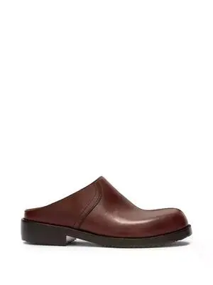 Dries Van Noten Leather Clogs