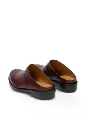 Dries Van Noten Leather Clogs