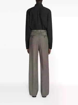 Dries Van Noten Striped Trousers - Grey
