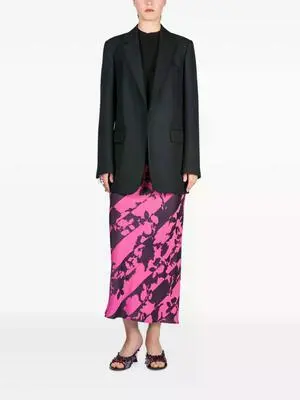 DRIES VAN NOTEN Loose-Fit Herringbone Wool Blazer