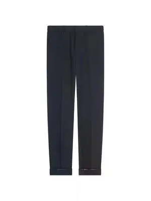 Dries Van Noten Cuffed Trousers - Blue