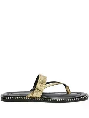 Dries Van Noten Textured-strap Leather Sandals