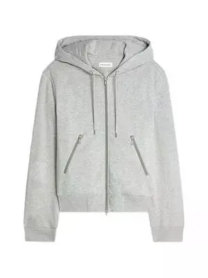 Dries Van Noten Zip-fastening Hooded Sweatshirt - Grey