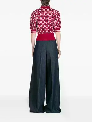 Dries Van Noten Ribbed Jacquard Sweater