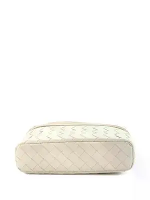 Bottega Veneta Intrecciato Leather Crossbody Bag Vanity Case - Neutrals