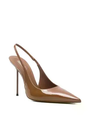 Paris Texas Pointed-toe Slingback Pumps