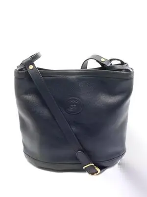 Gucci 00s Interlocking G Leather Shoulder Bag