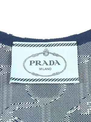 Prada 2010s Geometric-print Mini Dress