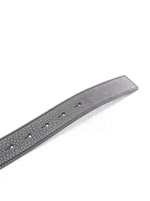 Loewe Anagram Leather Belt - Black