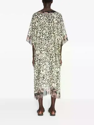 Dries Van Noten Printed Kaftan - Neutrals
