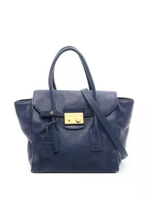 Prada 2000s Leather Tote Bag