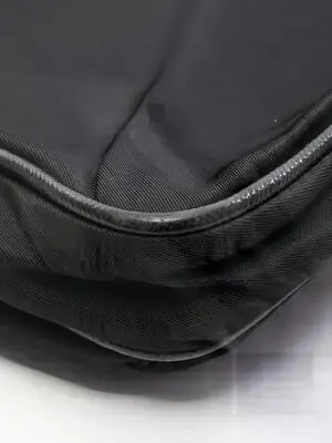 Prada 2010s Leather And Nylon Shoulder Bag