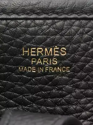 Hermès 2025 Evelyne Iii Troyes Clemence Leather Shoulder Bag - Black