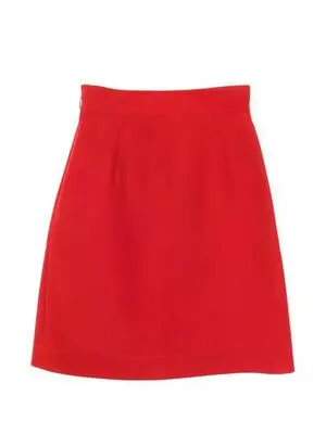 Gucci 2010s Pearl Button A-line Mini Skirt