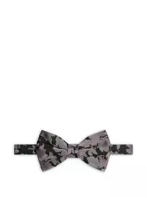 Dries Van Noten Patterned Silk Bow Tie - Purple