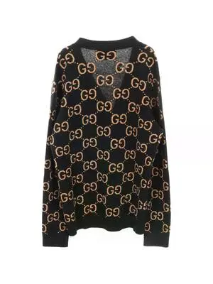 Gucci 2000s Jacquard Wool Cardigan