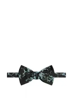 Dries Van Noten Silk Bow Tie - Black