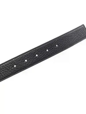 Loewe Anagram Leather Belt - Black