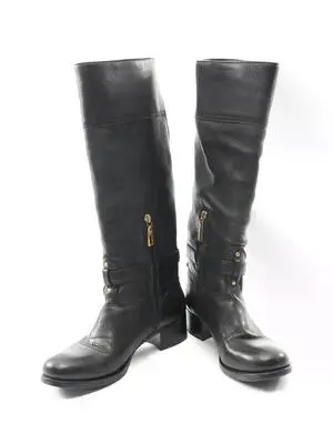 Prada 2000s Buckle Leather Boots