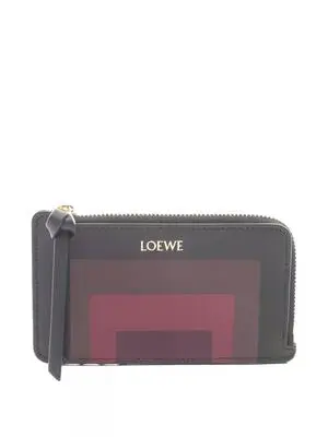 Loewe X Albers Leather Wallet - Black