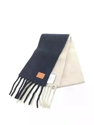 Loewe 2020s Fringed Scarf - Blue