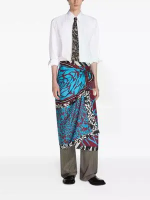 Dries Van Noten Printed Ties For Men