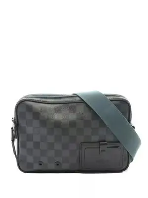 LOUIS VUITTON Alpha Damier-pattern Messenger Bag - Grey