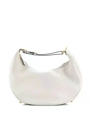 Fendi Graphy Leather Medium Hobo Bag - Neutrals