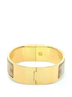 Hermès 2010s Gm Loquet Email Bangle