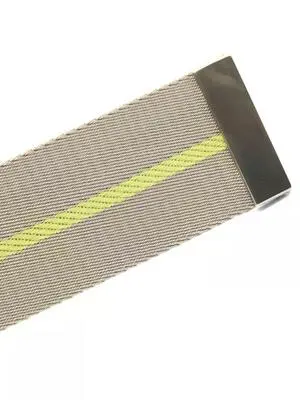 LOUIS VUITTON 2010s Cup 2003 Logo-plaque Belt