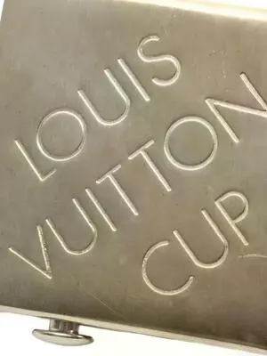 LOUIS VUITTON 2010s Cup 2003 Logo-plaque Belt