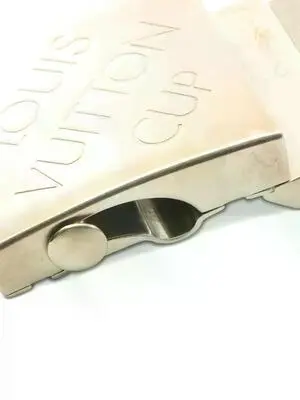 LOUIS VUITTON 2010s Cup 2003 Logo-plaque Belt