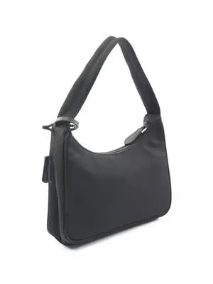 Prada 2010 Mini Re-edition 2000 Shoulder Bag - Black