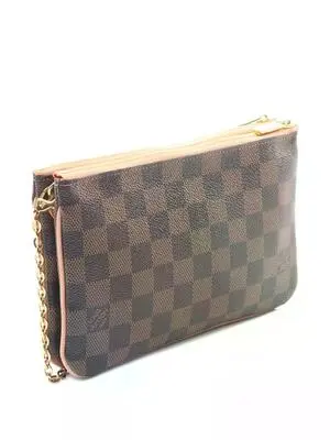 LOUIS VUITTON Chain-strap Double-zip Crossbody Bag