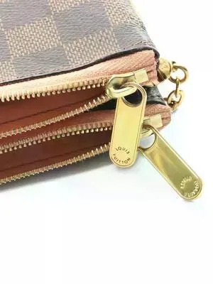 LOUIS VUITTON Chain-strap Double-zip Crossbody Bag
