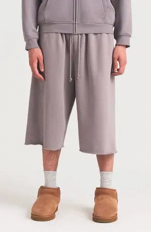 SKIMS Relaxed Long Shorts - Shadow