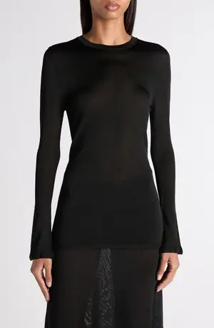 TOM FORD Liquid Viscose Long Sleeve Sweater