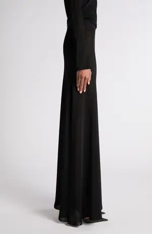 TOM FORD Liquid Viscose Blend A-line Maxi Skirt