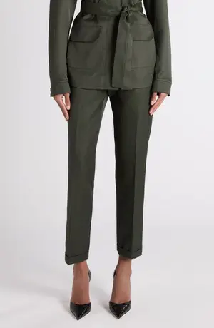 Tom Ford Cuffed Pants For Women