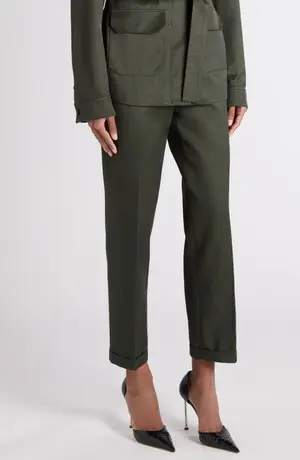 TOM FORD Twill Chino Ankle Pants