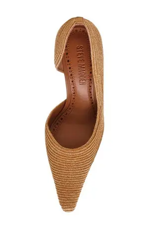 Steve Madden Raffia Half D'orsay Pumps